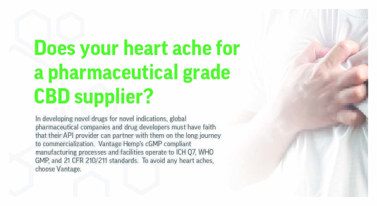 Pharmaceutical Grade CBD for Clinical Trials | Vantage Hemp